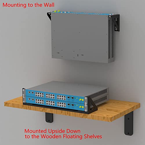 Electronikz - 2U Wall Mount Patch Panel Bracket,19 Inch Vertical Wall ...
