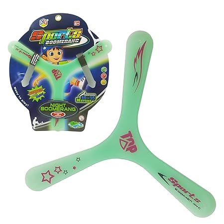 KiddoBerry Glow in The Dark Lightning Boomerang Kids Outdoor Toy - Best ...