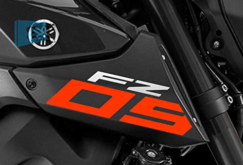 SIGN EVER Yamaha Fz 09 Logo Bike Stickers for Tank Sides Visor Mudguard ...