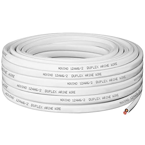 Snapklik.com : 12 Gauge Marine Wire,50ft 12 AWG Duplex Maine Grade Wire ...