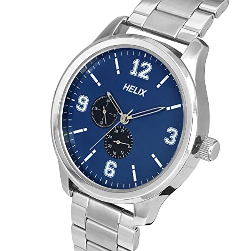 Buy helix Analog Blue Dial Men's Watch - TW043HG17 at Amazon.in