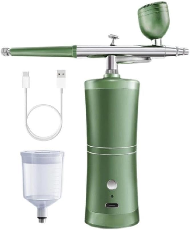 Upgraded Makeup Machine Air Brush Guns Sprayer Rechargeable Handheld ...