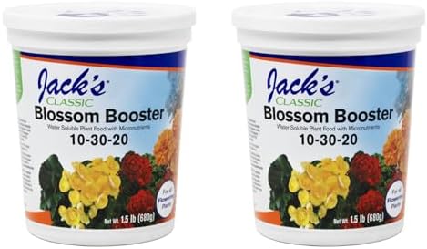 Amazon.com : Jack's Classic 10-30-20 Blossom Booster Water-Soluble ...