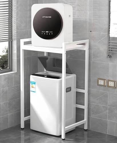 Amazon.co.jp: TUIYIDUO Washing Machine Storage Shelf, Washing Machine ...