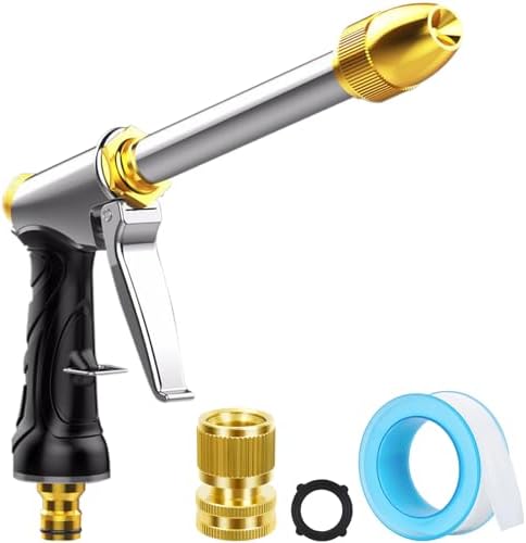Amazon.com : Hose Sprayer Nozzle Heavy Duty, High Pressure Hose Nozzle ...