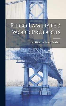Amazon.com: Rilco Laminated Wood Products: 9781019353912: Rilco ...