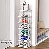 Amazon.com: ZOINLIY Stackable Shoe Organizer for Closet, Small Shoe ...