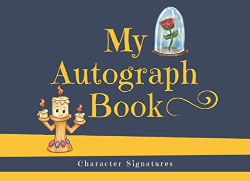 My Autograph Book: Character Signature Autograph Book For Kids Theme ...