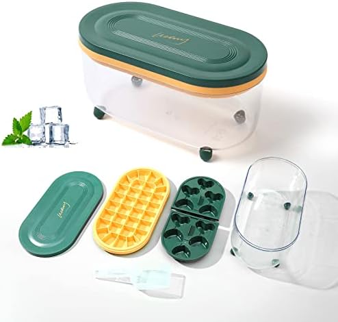 Amazon.com: Ice Cube Trays, Ice Holder, Container, Storage for Freezer ...