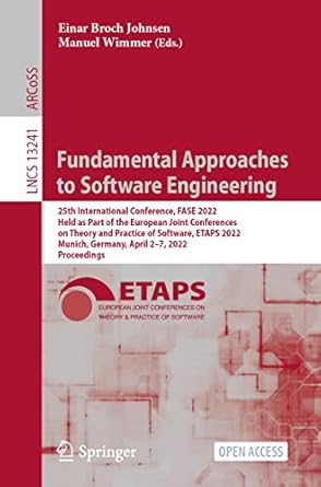 Fundamental Approaches to Software Engineering (Lecture Notes in ...