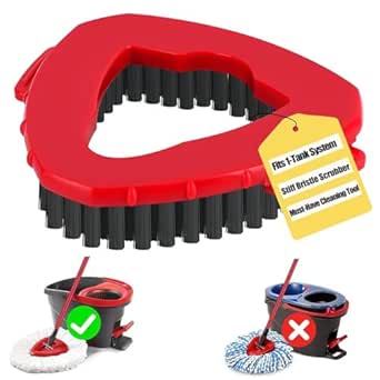 Spin Mop Replacement Scrub Brush Compatible With Vileda Turbo Mop ...