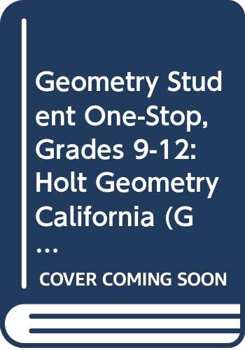 Amazon.com: Holt Geometry California: Student One-Stop CD-ROM Geometry ...