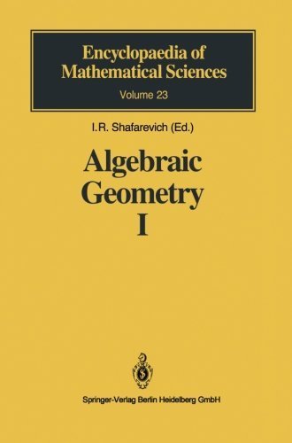 Algebraic Geometry I: Algebraic Curves, Algebraic Manifolds and Schemes ...