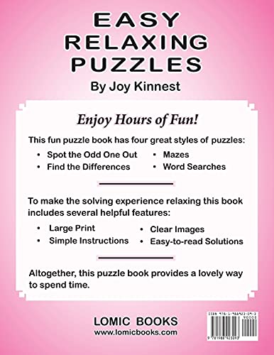 Snapklik.com : Easy Relaxing Puzzles: Includes Spot The Odd One Out