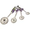 Amazon.com: Ganz 4-Piece Measuring Spoons Set with Color, Grapes: Home ...