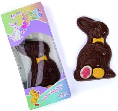 Amazon.com : 12 Pcs Mini Chocolate Easter Bunny Candy (3 inches tall, 1 ...