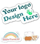 Amazon.com: 60-240pcs Custom Stickers Labels-Personalized Stickers for ...