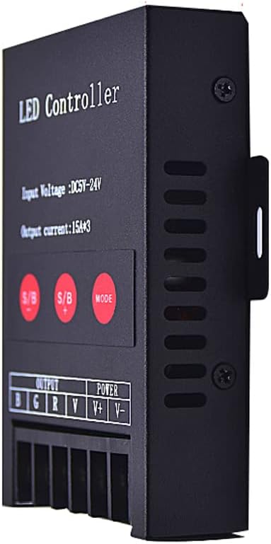 Amazon.com: DC 5V-24V 3 Channel 45A LED Lights Controller Adjustable ...