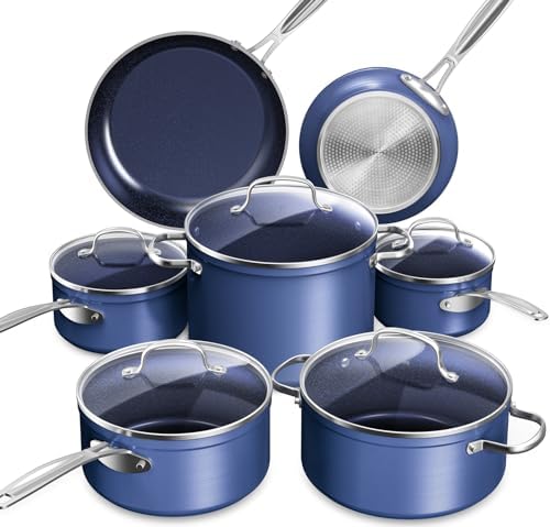 Amazon.com: Ninja NeverStick Ceramic Pro 14-Piece Cookware Set, Non ...