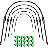 Amazon.com : FOTMISHU Garden Hoops for Raised Beds Row Cover ...