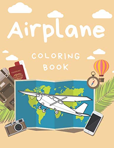 Airplane Coloring Book: Planes Colouring Books for Toddlers. Various ...