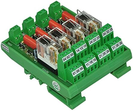 Shavison Relay Module AS433-230VAC-S-OE, 2C/O, 4 Channel, 230VAC Coil ...