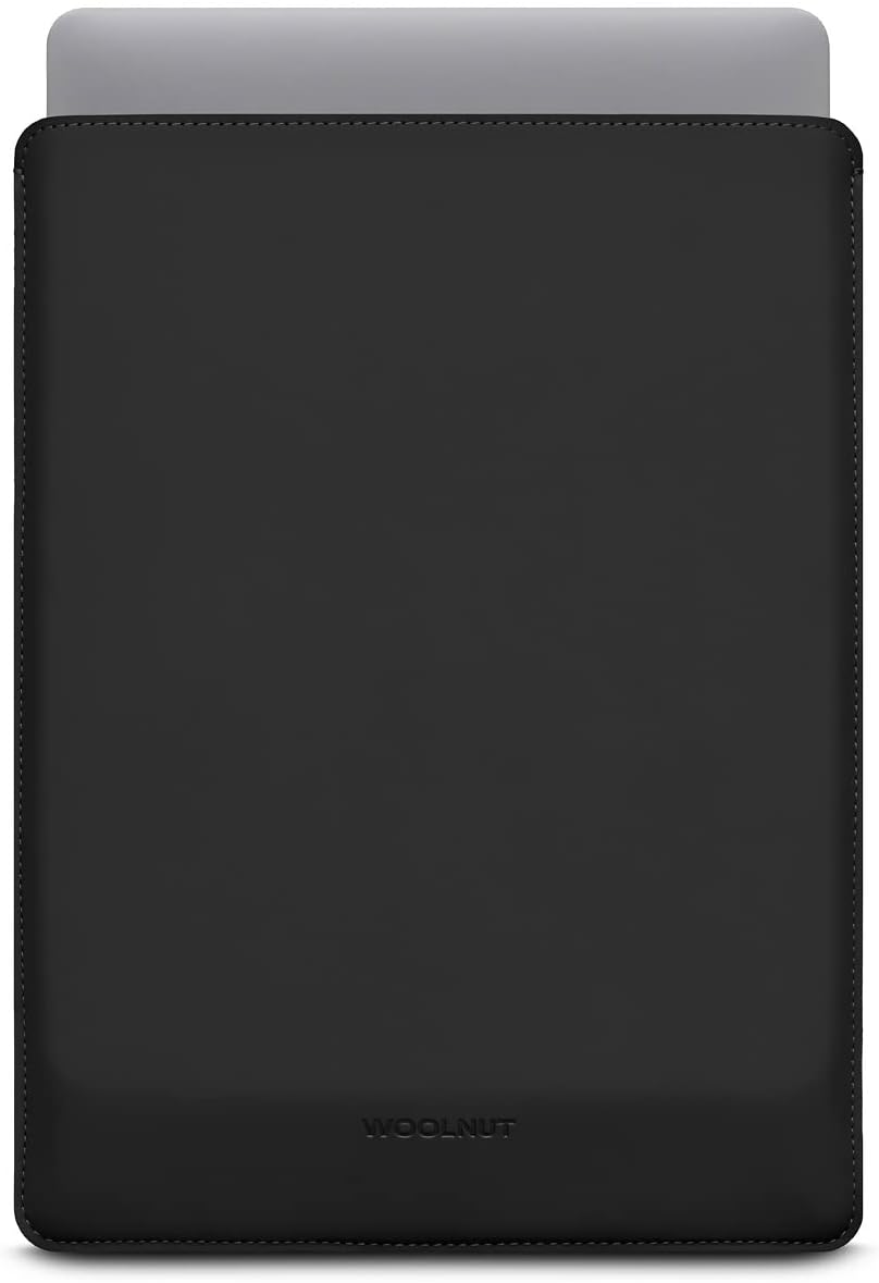 Amazon.com: WOOLNUT Matte PU Folio Case Cover for MacBook Air 15 inch ...