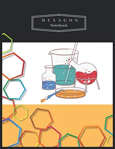 Hexagon Notebook: Chemistry Carbon Copy Notebook Hexagonal Graph Paper ...