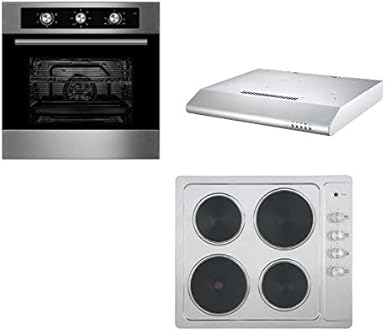 Cookology - Oven, Hob & Hood Package - 60cm Built-in Electric Fan Oven ...