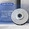 Amazon.com: Ctuoptuo C535000160 Line Trimmer Blade Adapter Plate, Lawn ...