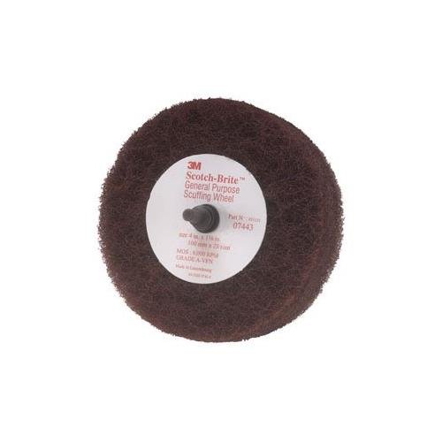 Amazon.com: 3M Scotch-Brite Scuffing Wheel General Purpose 07443, 4" X ...