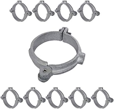 Amazon.com: HIGHCRAFT HINGG-12-10 Industrial Decor Hinged Split Ring Pipe Hanger 1/2 in ...
