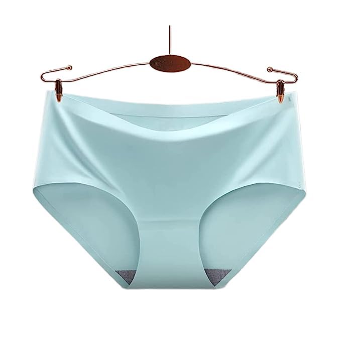 Buy LOURYN KOULYN® Women/Girls Ice Silk Seamless Panty Mid Rise No Show ...