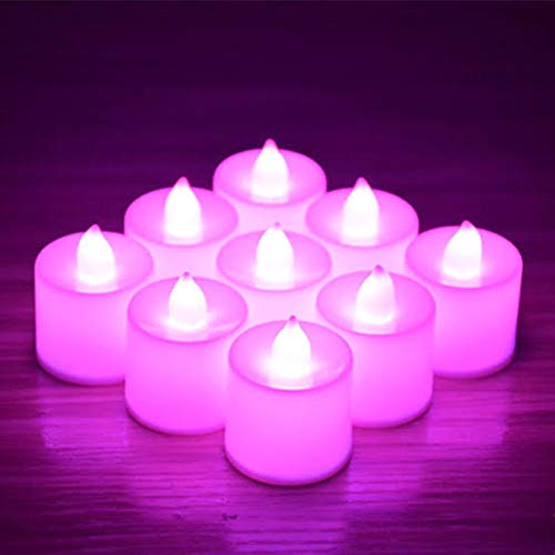 Buy Azad LED Pink Candle Light Pack of 5 Online at Low Prices in India ...