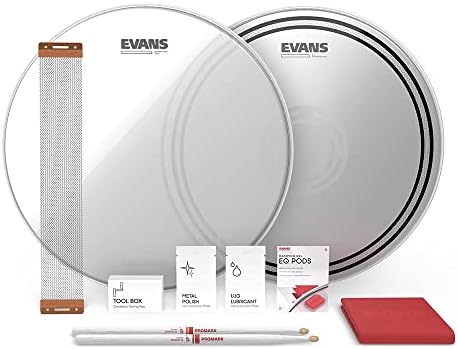 Evans Snare Drum Tune Up Kit - 14 Inch Snare Drum Heads - EC Reverse ...