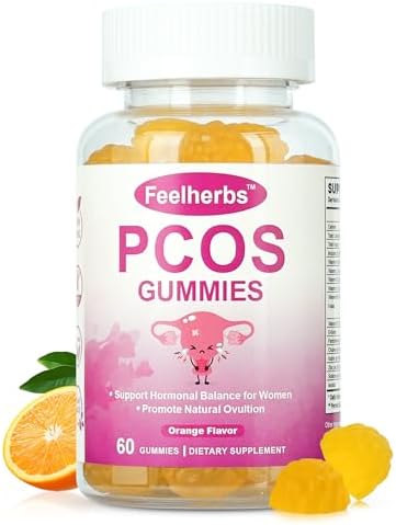 Amazon.com: PCOS Gummies for Women Menstrual Cycle & Hormonal Balance ...