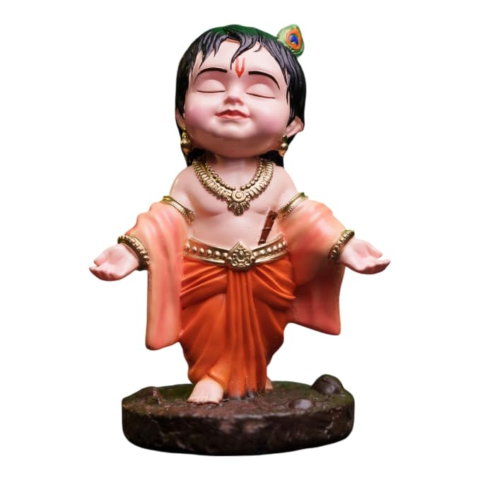 Buy Bal Gopal Krishna Idol | Bal Gopal Murti | Krishna Idol Car Dashboard | Krishna Ji Car ...