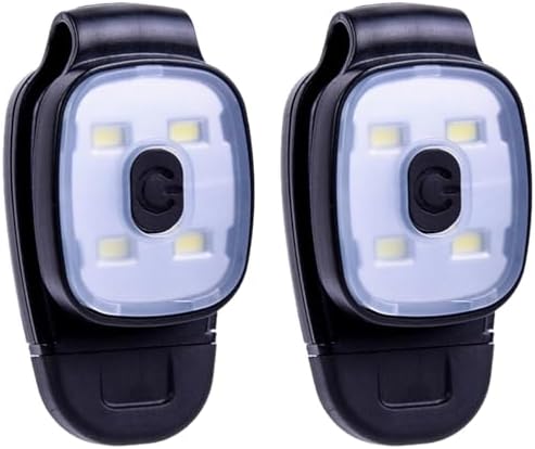 2pcs Running Light for Runners, LED Outdoor Night Clip-on Torch ...