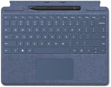 Microsoft Surface Pro 9, 8 or X - Signature Type cover keyboard - Blue ...