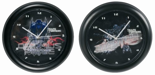Transformers Optimus Prime/Megatron Lenticular Wall Clock : Amazon.com ...
