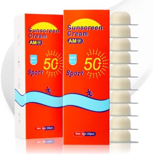 Amazon.com: Nielies 20 Pods Mini Sunscreen Bulk – SPF 50 Travel Size ...
