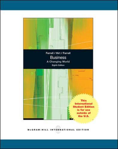 Business: A Changing World: O. C. Ferrell: 9780071220736: Amazon.com: Books