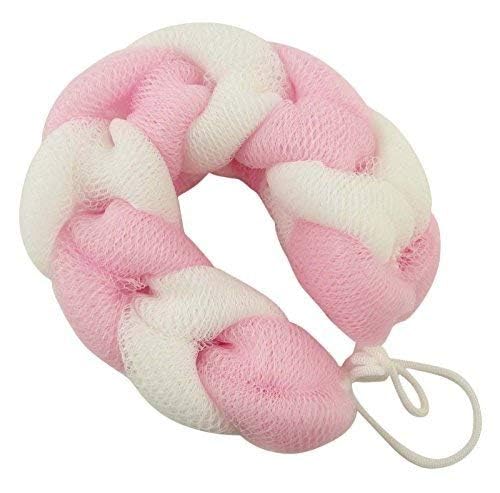 EDENCART Mesh Bath Belt Long Bath Loofah Stretchable Braided Mesh ...