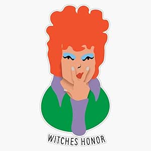 Amazon.com - Endora - Witches Honor Bumper Sticker Vinyl Decal 5"