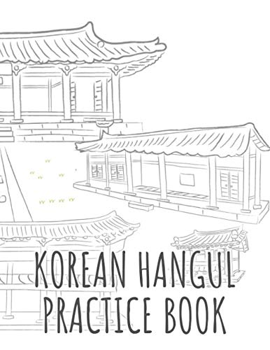 Korean Hangul Practice Book Hangul Writing Practice Korean For ...