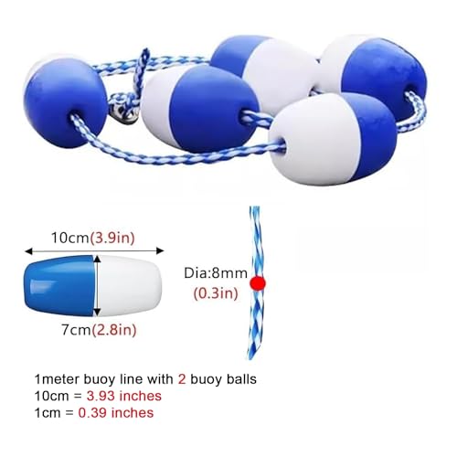 Reusable Swimming Pool Safety Rope Float Kit, Professional Swimming ...