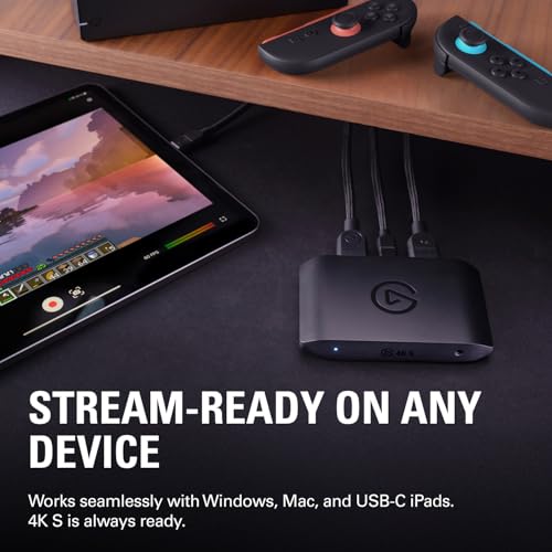 Elgato 4K S - External Capture Card for PS5, Xbox Series X /S, Switch 2 ...