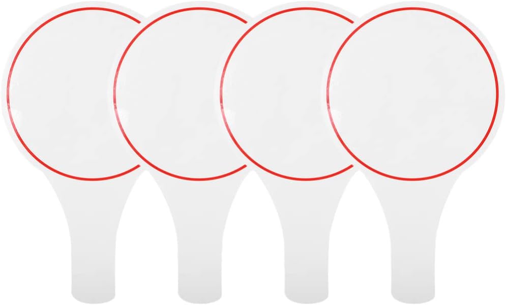 Amazon.com : Toyvian Dry Erase Paddles Board Handheld Whiteboard Mini ...