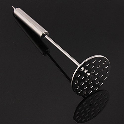 Stainless Steel Potato Masher With Broad Mashing Plate for Smooth ...