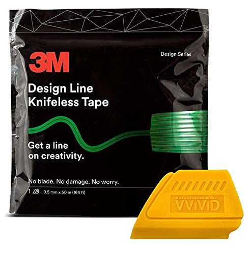 Amazon.com: Knifeless 3M Design Line Tape - (150ft with Yellow Detailer ...